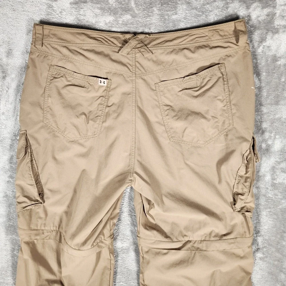 Under Armour | Pants | Under Armour Cargo Pants Mens 42x32 Tan ...